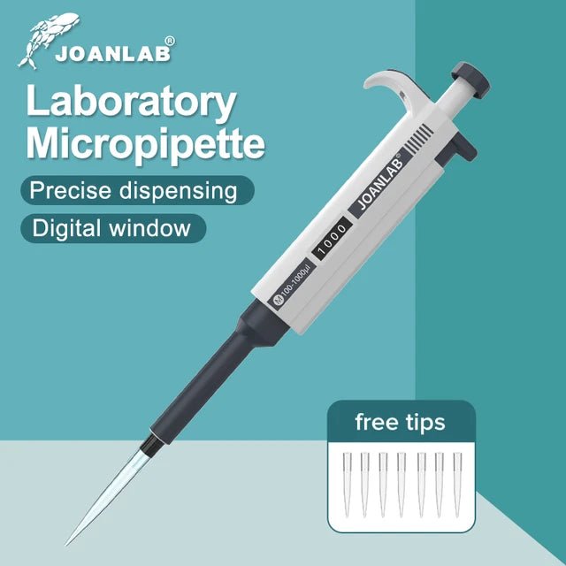 JOANLAB Laboratory Pipette - Autoclavable Digital Adjustable Micropipe ...