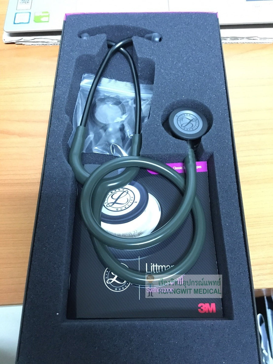 3M™ Littmann® Classic III™ Stethoscope - 5812 - Dark Olive Green with ...
