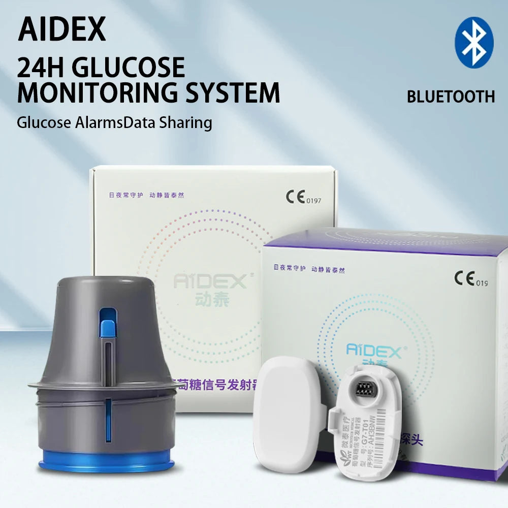Aidex Continuous Blood Glucose Monitoring - Glucose Sensor Freestyle L ...