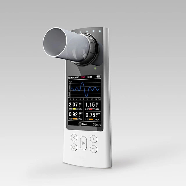 CONTEC SP70B Spirometer Handheld Digital Peak Flowmeter Bluetooth Test ...