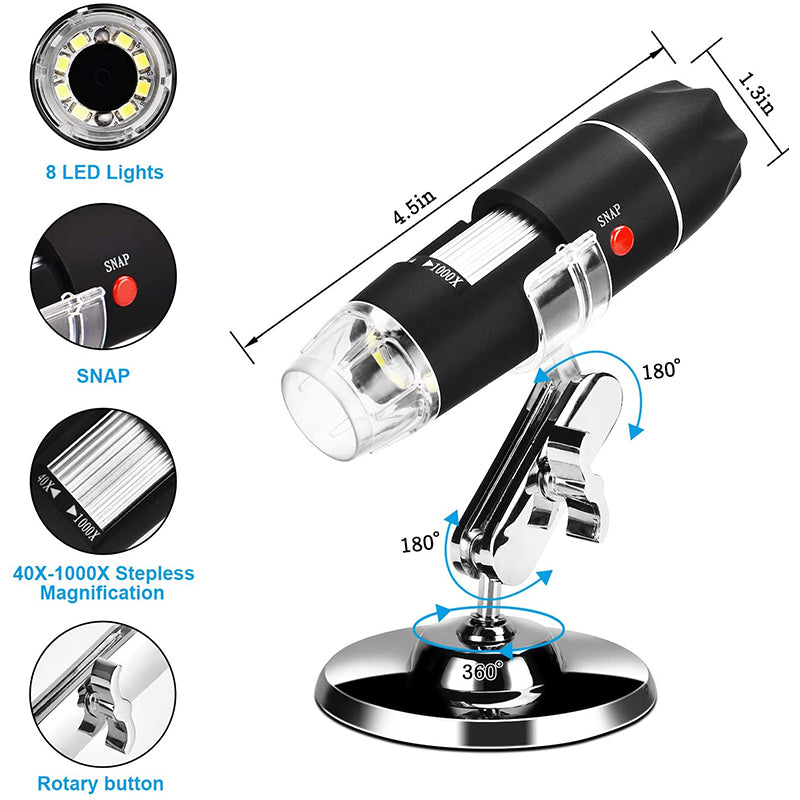 Digital USB Microscope - Digital Dermo scope - Digital USB Endoscope f ...