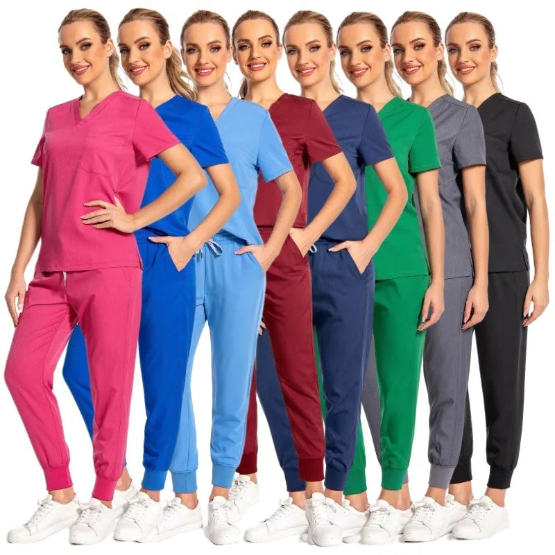 Multicolor Unisex Short Sleeved Pharmacy - Nurse Uniform Hospital Doct ...