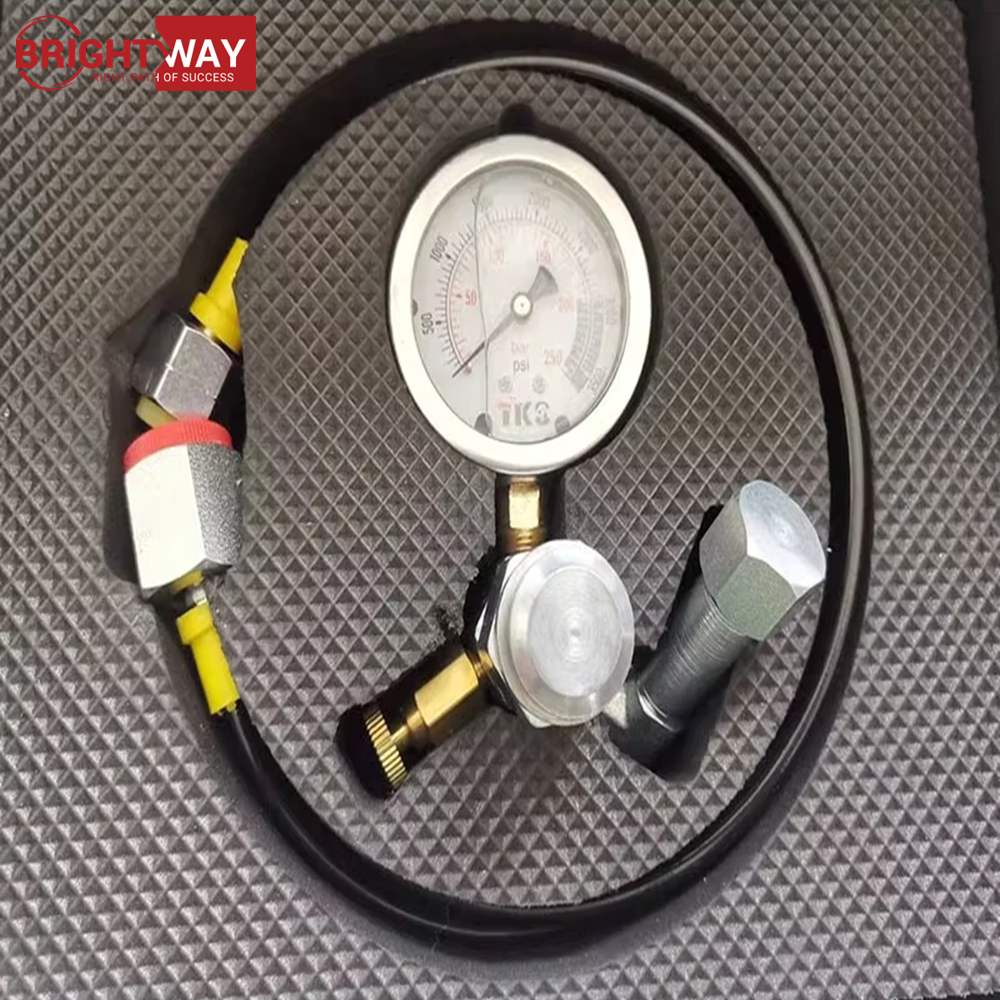 25MPA Nitrogen Pressure Gauge Excavator Hydraulic Test Meter – BRIGHT ...