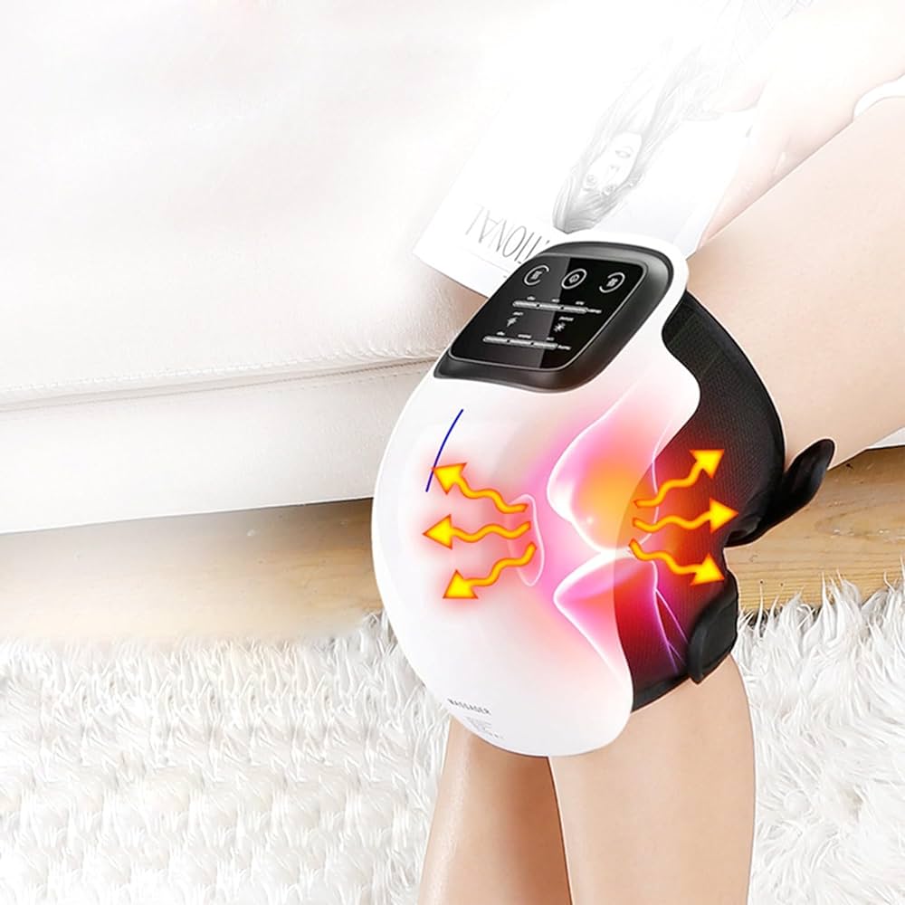 Smart Hot Compress Knee Relaxing Massager Knee Cap Treasure Laser Infr ...