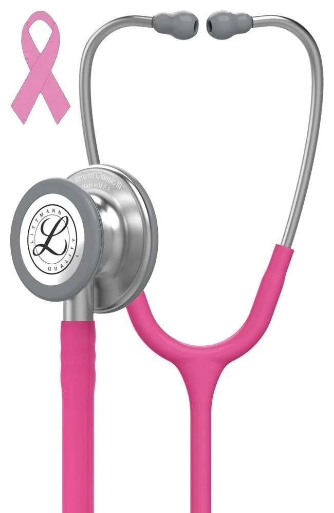 3M Littman Classic III Monitoring Stethoscope - 5631 - Rose Pink Tube ...