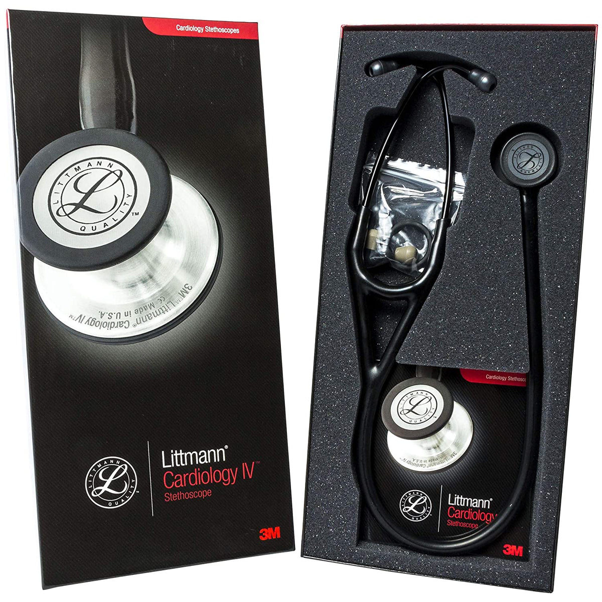 3M™ Littmann® Cardiology IV™ Diagnostic Stethoscope Special Black with ...